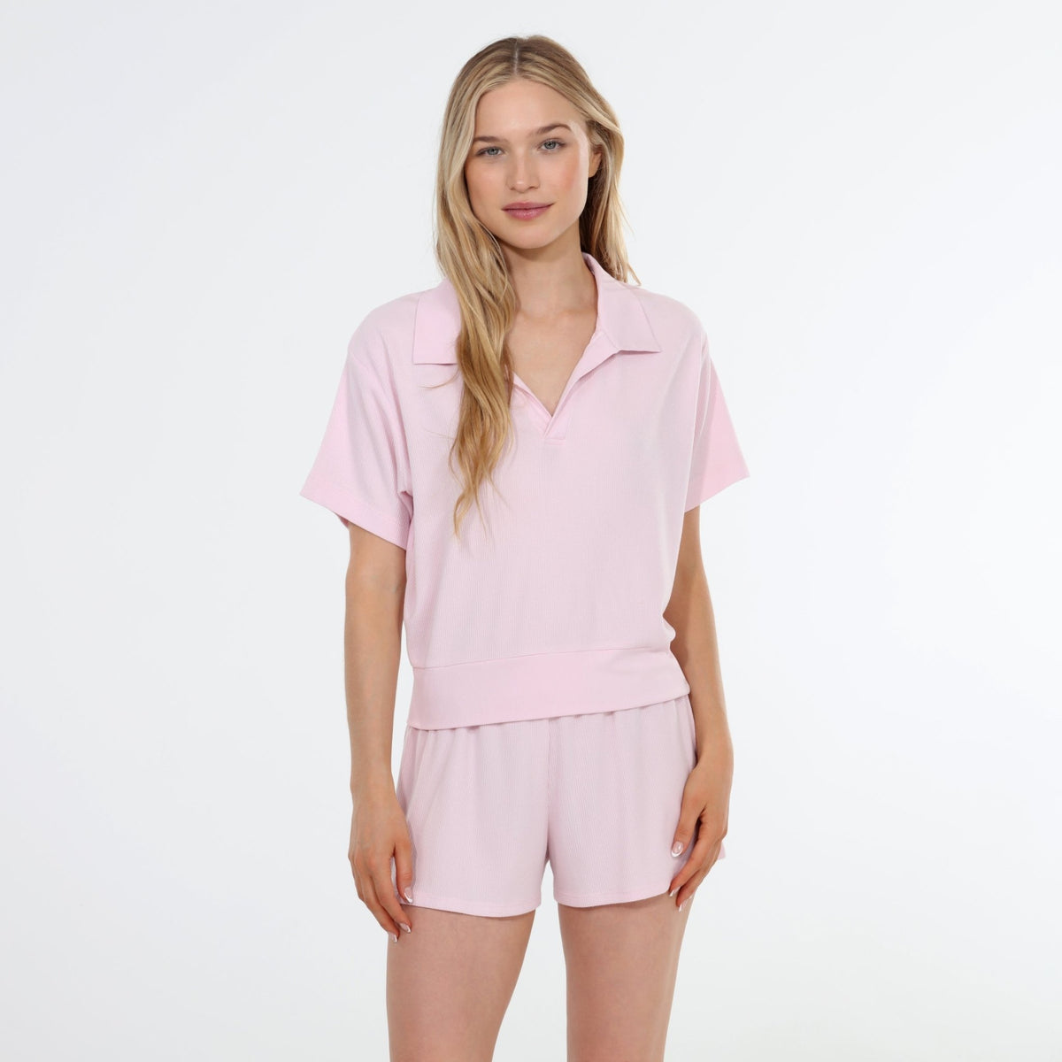 Coffee Club Shortie Set in Strawberry from Honeydew Intimates