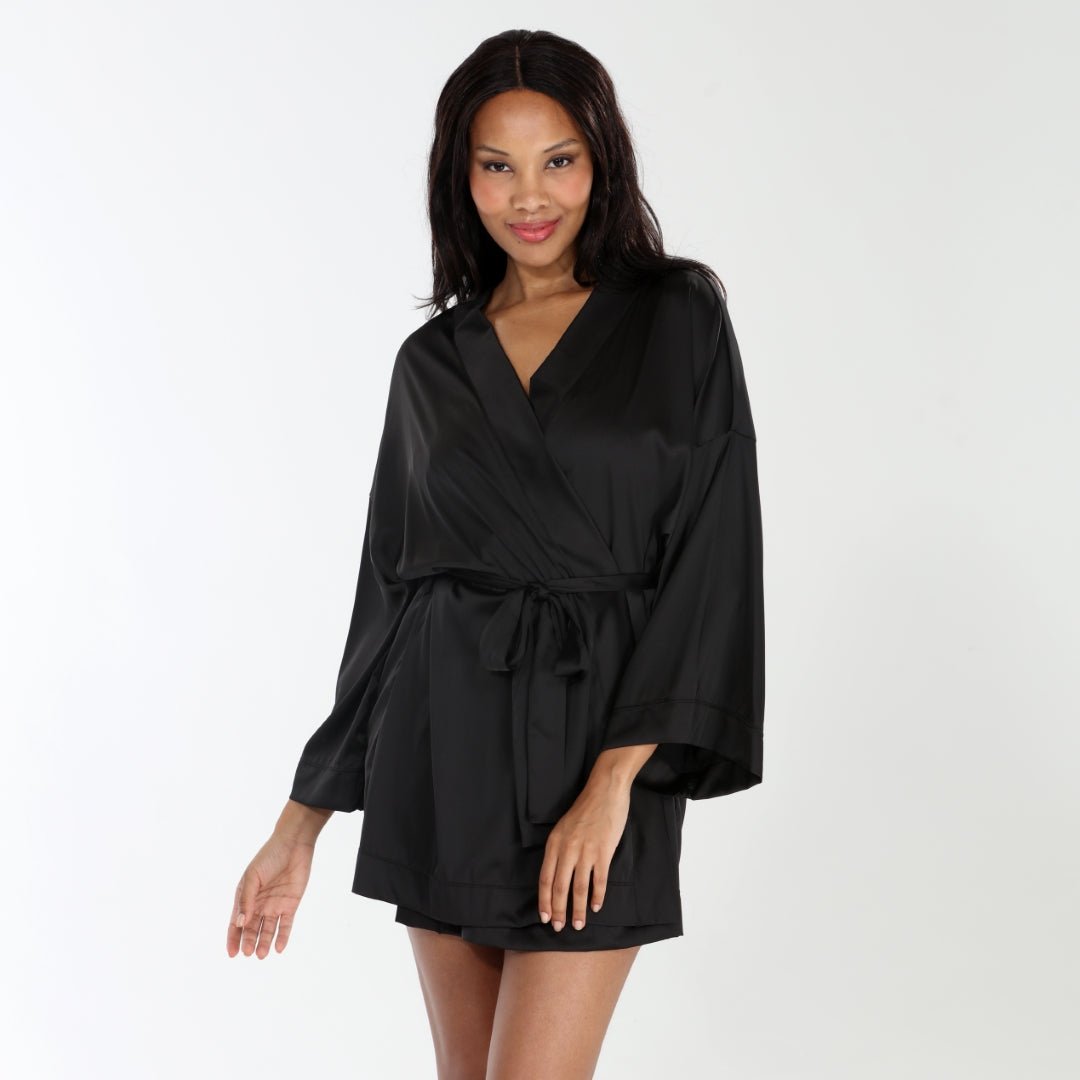 Love Story Robe In Black from Honeydew Intimates