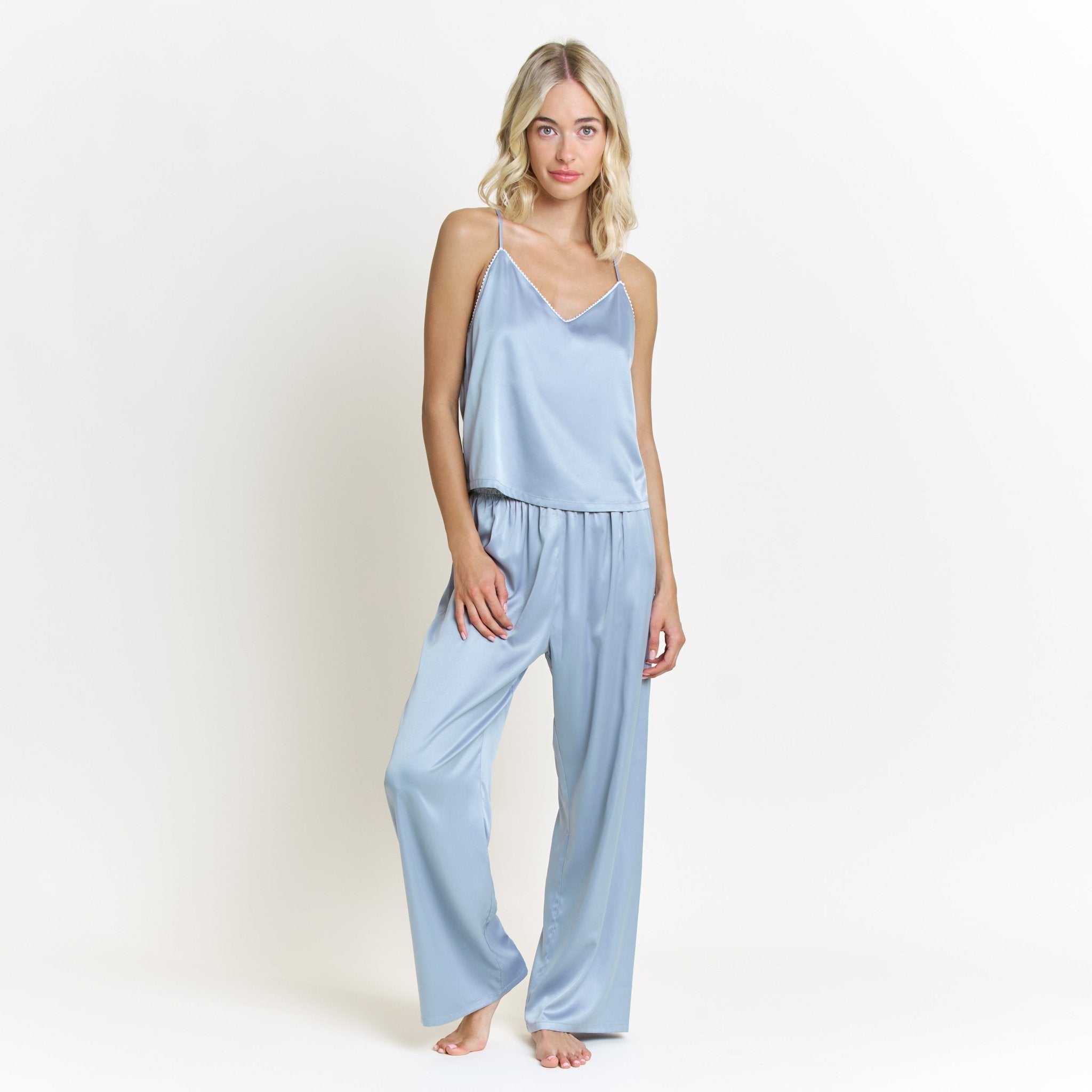 Off to Bed Cami Pant Set in Hudson from Honeydew Intimates